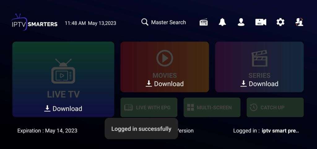 IPTV Smarter Pro configurations et installations